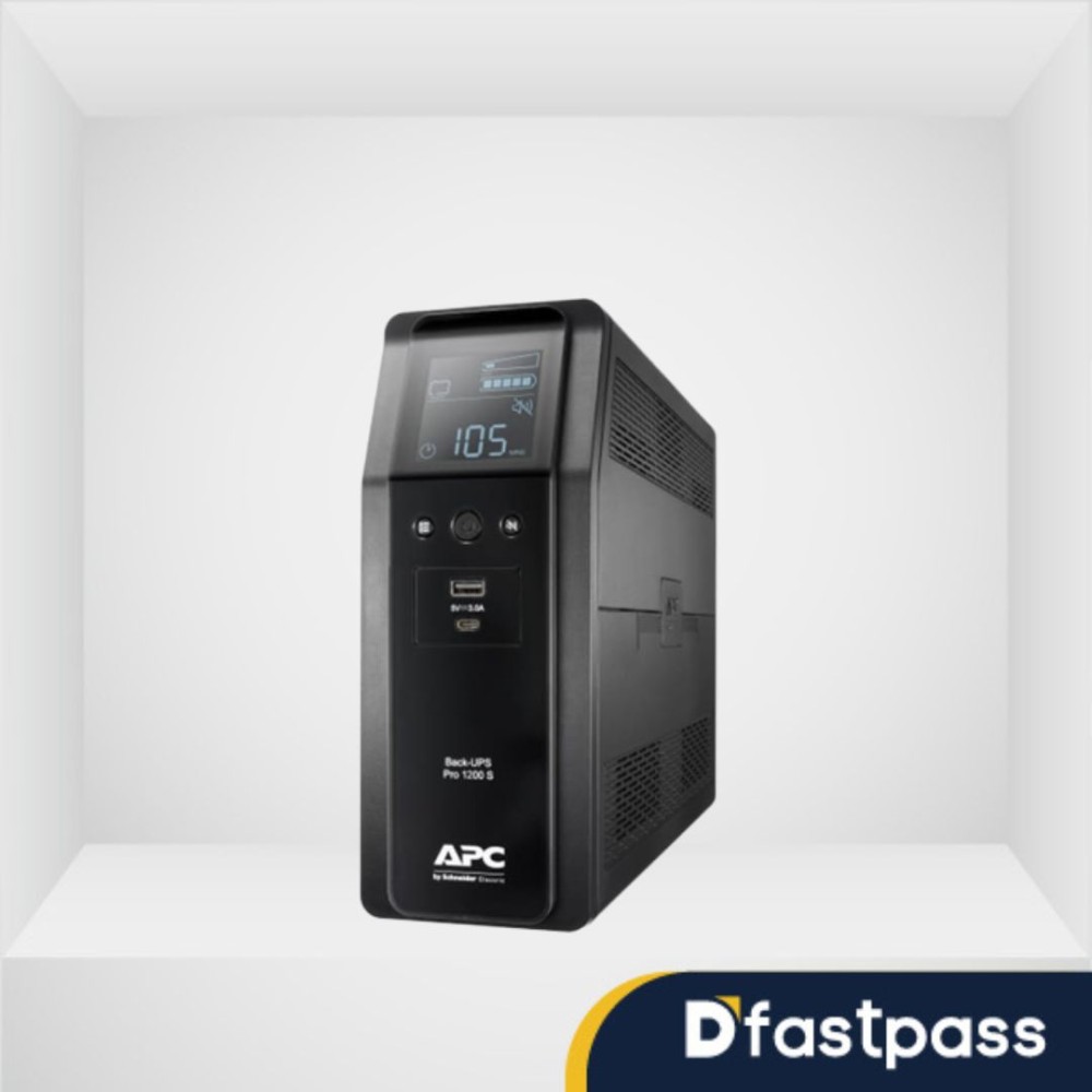UPS APC Back-UPS Pro (BR1200SI) เครื่องสำรองไฟสำหรับคอมคอมพิวเตอร์